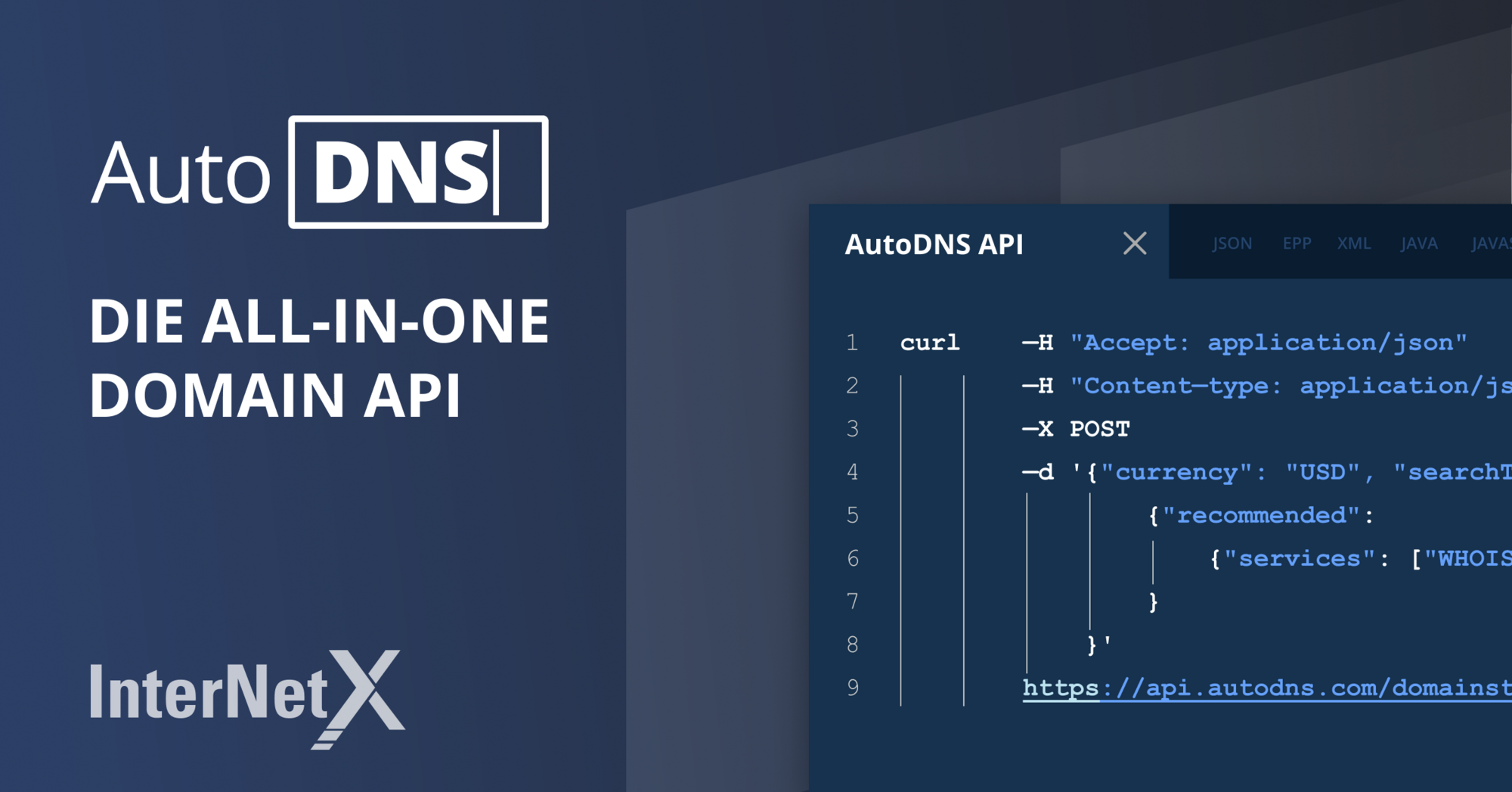 Domain Robot API – Schnittstellen zur Integration von AutoDNS.